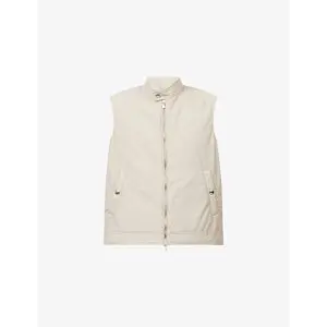 Eleventy Wool-blend Down Gilet - Sand