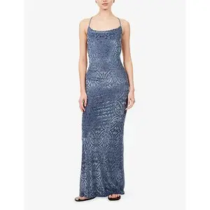 GRACEJACOB Woven Maxi Dress