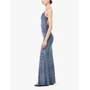 GRACEJACOB Woven Maxi Dress