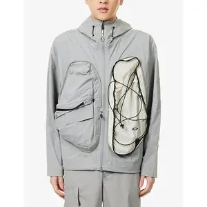 Oakley Woven Backpack Windbreaker Jacket - Cement