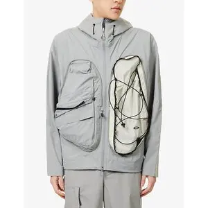 Oakley Woven Backpack Windbreaker Jacket - Cement