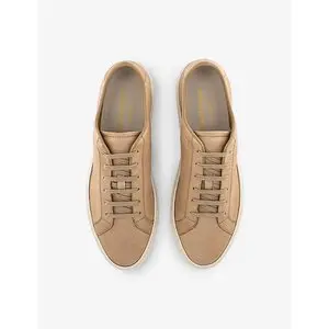 COMMON PROJECTS Achilles Premium Suede Trainers - Tan Leather