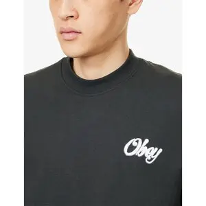 Obey Airbrushed Rose Graphic Cotton-jersey T-shirt