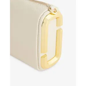 Marc Jacobs Snapshot Leather Shoulder Bag - Cloud White