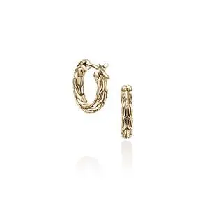 John Hardy Jh Essential Hoop Earrings 14mm