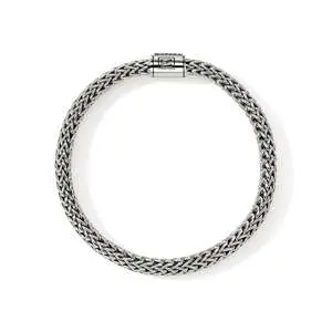 John Hardy Icon Chain Bracelet With Black Sapphire Clasp