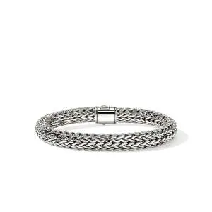 John Hardy Icon Chain Bracelet With Black Sapphire Clasp