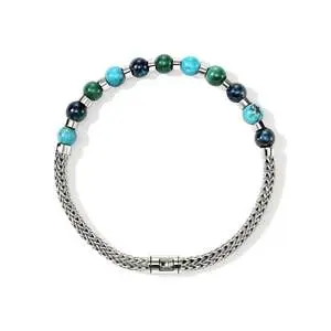 John Hardy Beaded Chain Bracelet - Sterling Silver