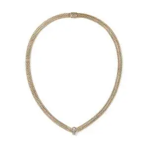 John Hardy Icon Link Diamond Necklace, 6mm - Gold