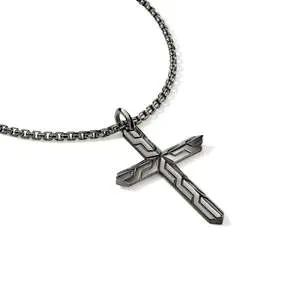John Hardy Icon Cross Pendant Necklace - Silver