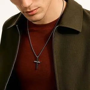 John Hardy Icon Cross Pendant Necklace - Silver