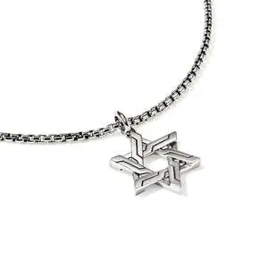 John Hardy Icon Star Of David Pendant Necklace - Sterling Silver