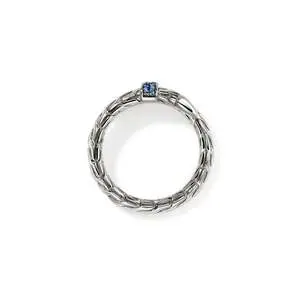 John Hardy Spear Ring With Blue Sapphires