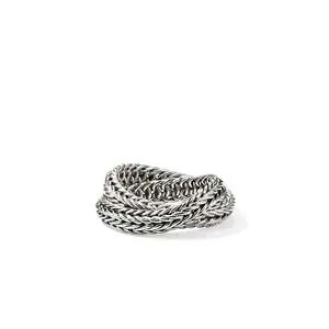 John Hardy Icon Chevron Crossover Ring 4.5mm