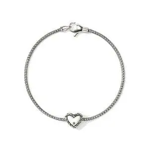 John Hardy Essentials Heart Bracelet - Sterling Silver