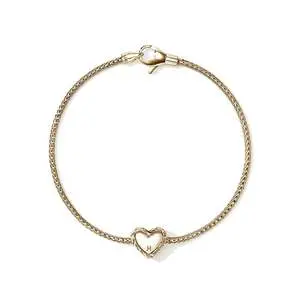 John Hardy Essential Heart Diamond Bracelet, 1.8mm - Gold