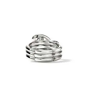 John Hardy Pebble Stacking Ring Trio - Sterling Silver