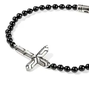 John Hardy Icon Cross Bracelet With Black Onyx