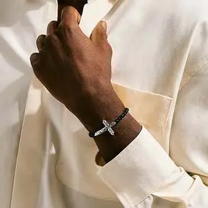 John Hardy Icon Cross Bracelet With Black Onyx