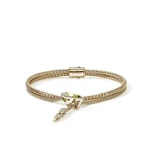 John Hardy Artisan Series Naga Double Row 2.5mm Bracelet