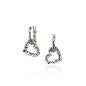 John Hardy Jh Essential Heart Drop Earrings