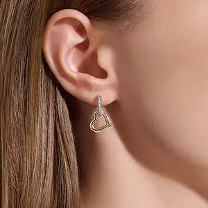 John Hardy Jh Essential Heart Drop Earrings