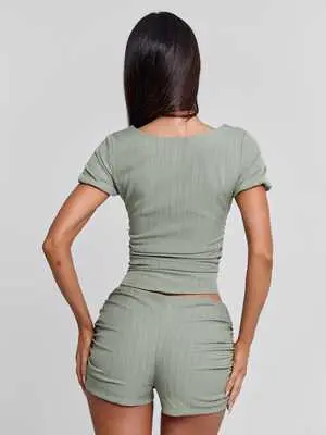 OUTCAST Liza Top Pinstripe