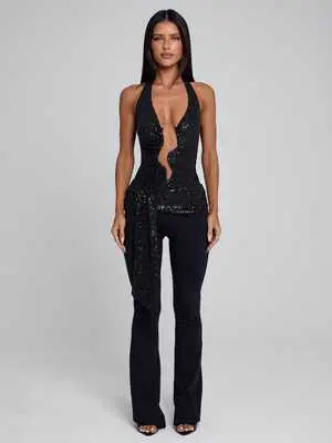 OUTCAST Sonyai Sequin Jumpsuit