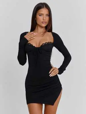 OUTCAST Dionne Long Sleeve Mini Dress
