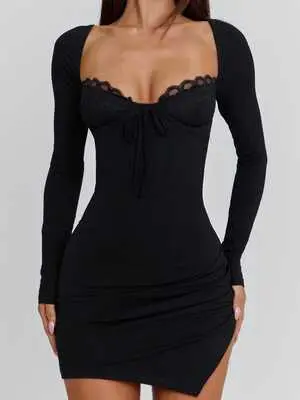 OUTCAST Dionne Long Sleeve Mini Dress