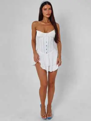 OUTCAST Lorelei Mini Dress - White