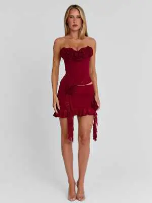 OUTCAST Evelane Strapless Corset Top