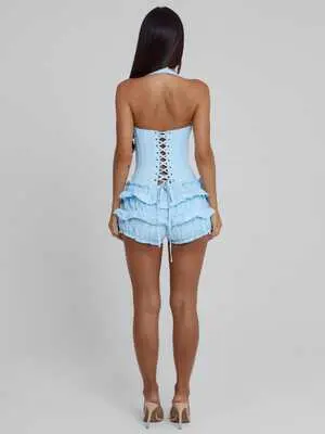 OUTCAST Maika Fitted Mini Playsuit