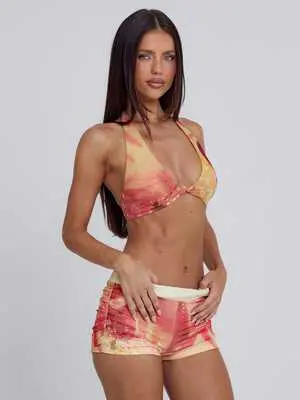 OUTCAST Printed Mesh Top