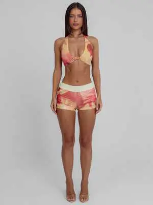 OUTCAST Printed Mesh Top