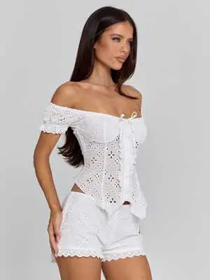 OUTCAST Selvia Shorts - White