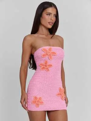 OUTCAST Bria Mini Dress - Pink