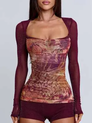 OUTCAST Astrae Printed Playsuit