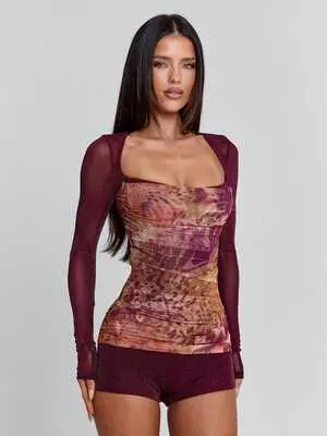 OUTCAST Astrae Printed Playsuit