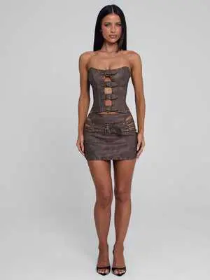 OUTCAST Rodeo Top - Brown