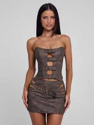 OUTCAST Rodeo Top - Brown