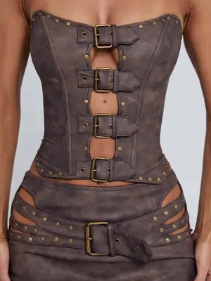 OUTCAST Rodeo Top - Brown