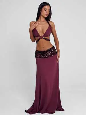 OUTCAST Aluna Micro-cropped Top