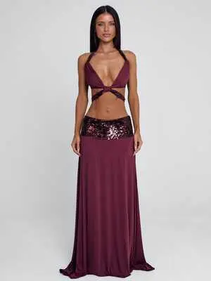 OUTCAST Aluna Micro-cropped Top