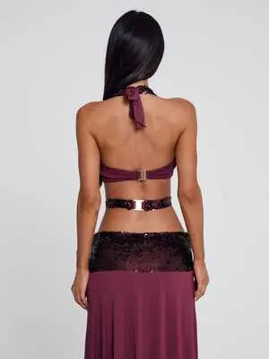 OUTCAST Aluna Micro-cropped Top