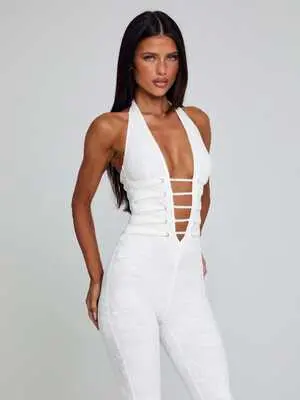 OUTCAST Sawyer Jumpsuit - White