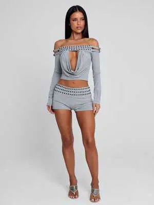 OUTCAST Zayana Off-shoulder Top