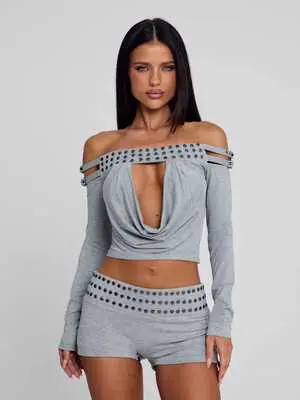 OUTCAST Zayana Off-shoulder Top