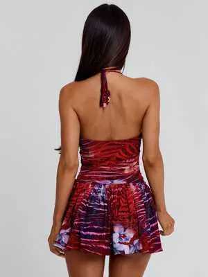 OUTCAST Krisden Hawaii Mini Dress
