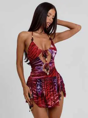 OUTCAST Krisden Hawaii Mini Dress